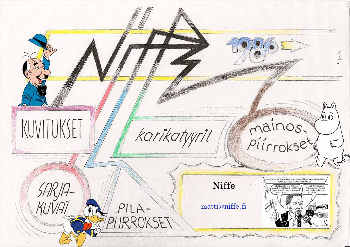 Karikatyyrit - Mainospiirrokset - Kuvitukset - Pilapiirrokset ...